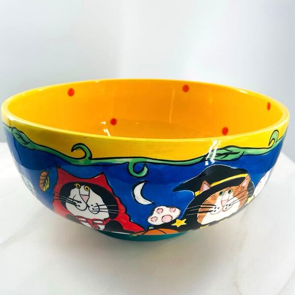 Catzilla | Dining | Vintage Catzilla Halloween Cat Bowl Candace Reiter ...